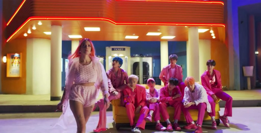 Halsey en el mundo del K-pop; BTS lanza ‘Boy With Luv’